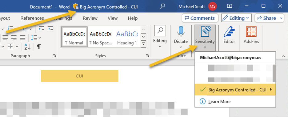 Put CUI Spillage in the Rearview with Microsoft Purview Information ...