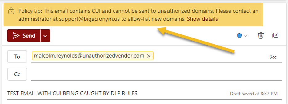 Put CUI Spillage in the Rearview with Microsoft Purview Information ...